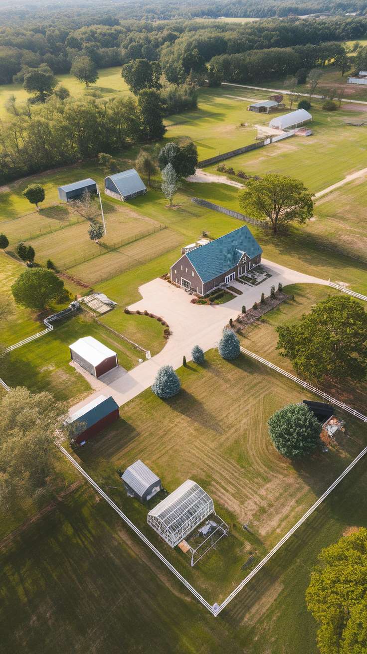 10 Acre Homestead Ideas and Layouts