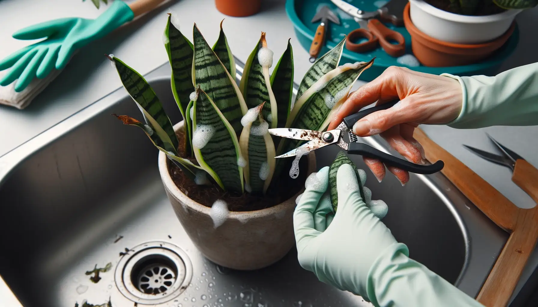 My Roommate Poured Vinegar on My Snake Plant (And This is What I Did)