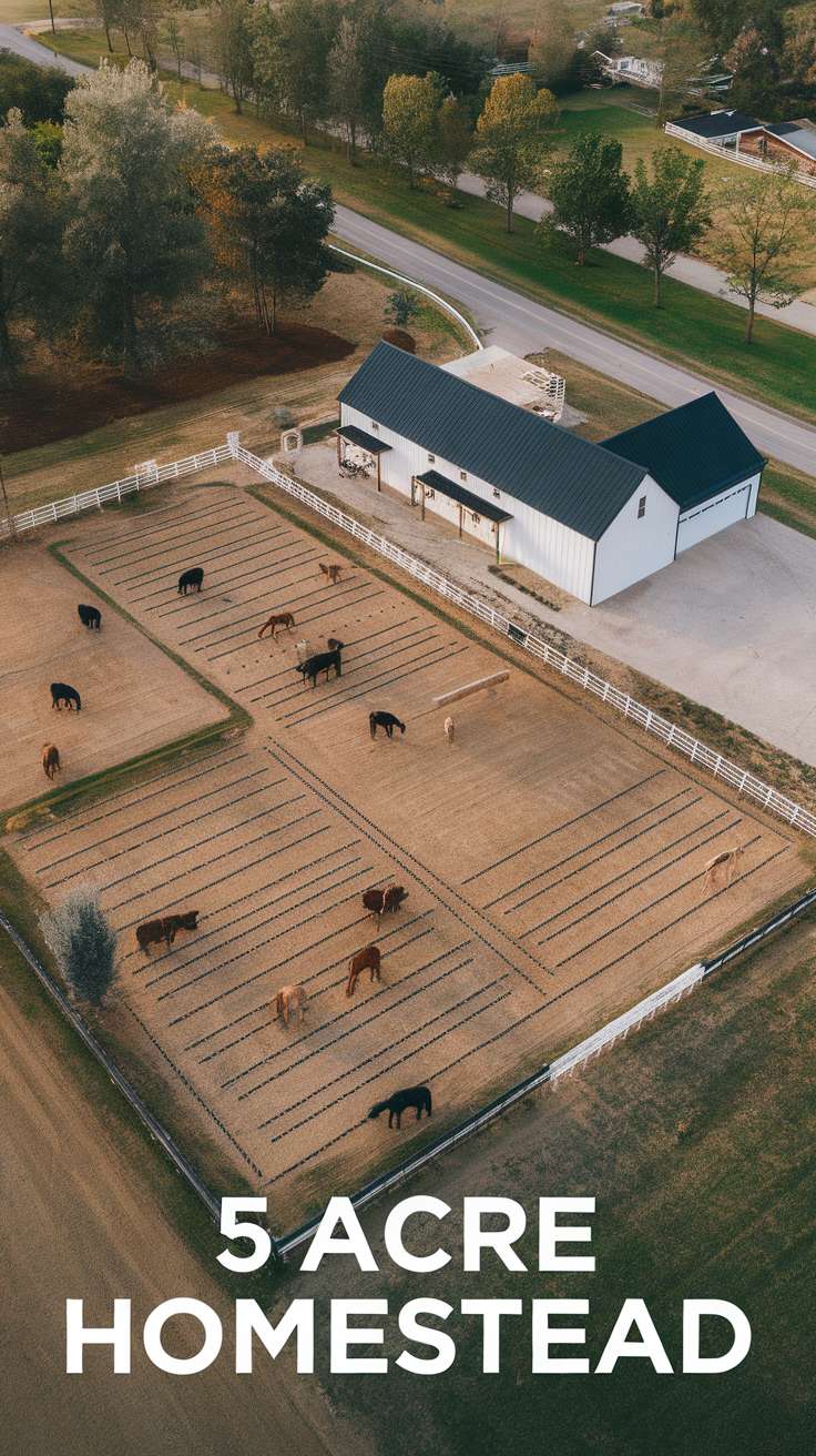 5 Acre Homesteading Ideas