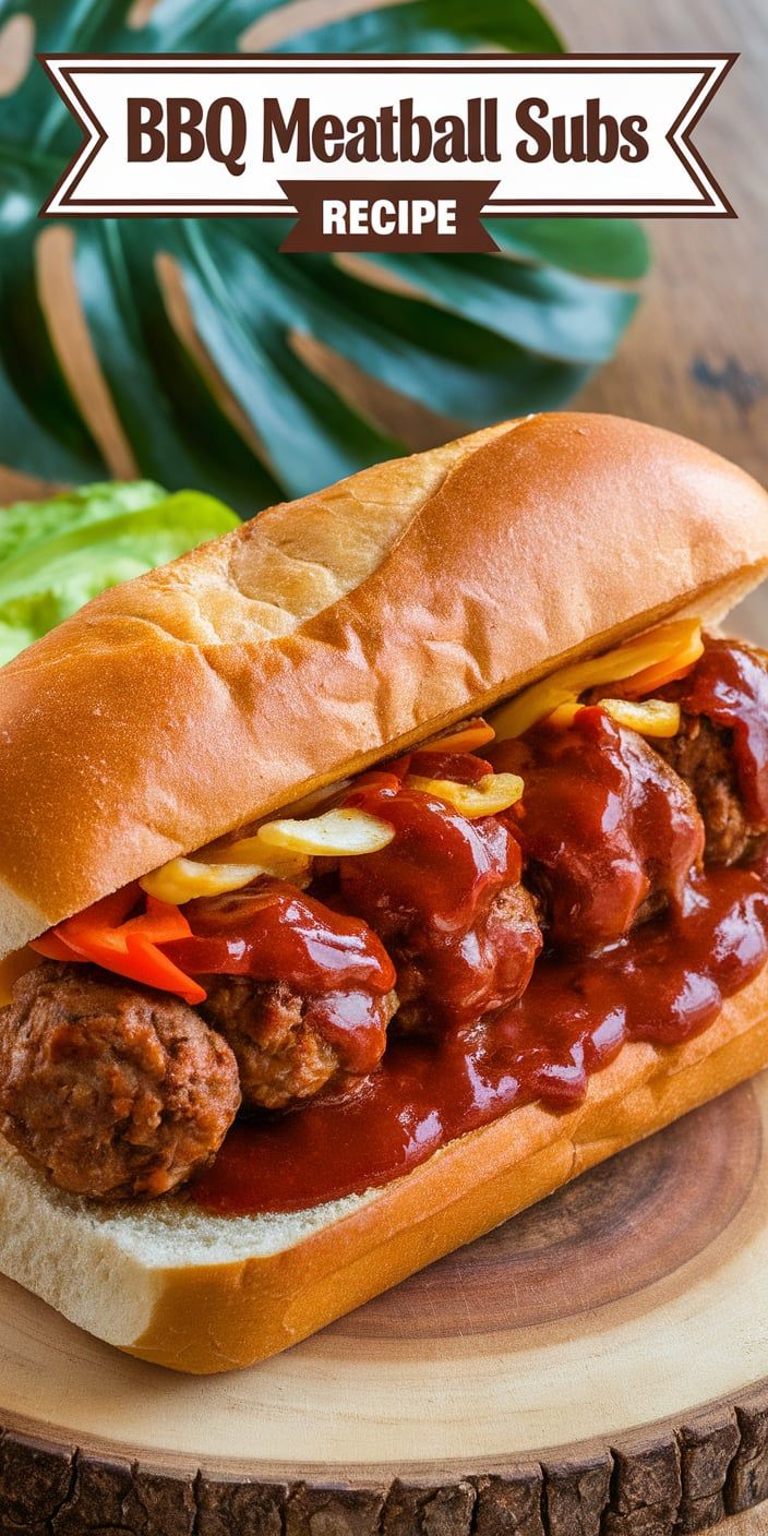 BBQ Meatball Subs Recipe