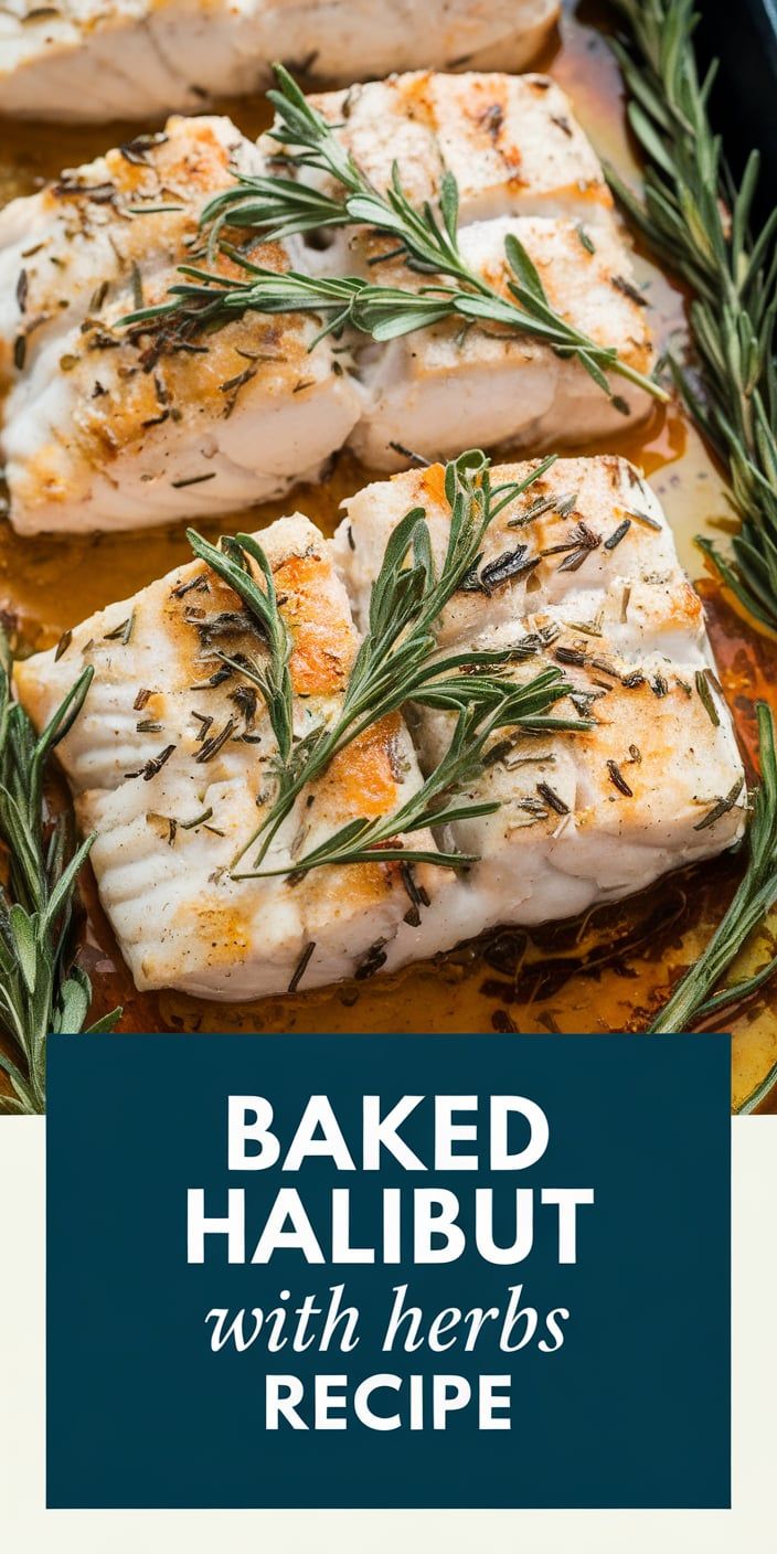 Baked Halibut with Herbs Recipe