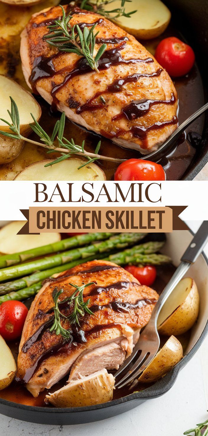 Balsamic Chicken Skillet