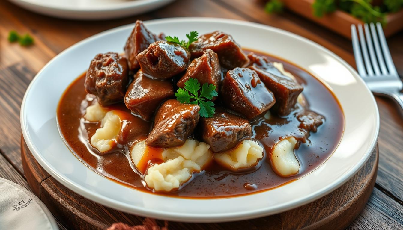 Beef Tips and Gravy