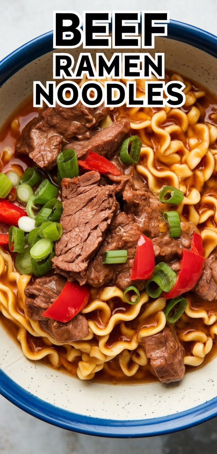 Beef Ramen Noodles