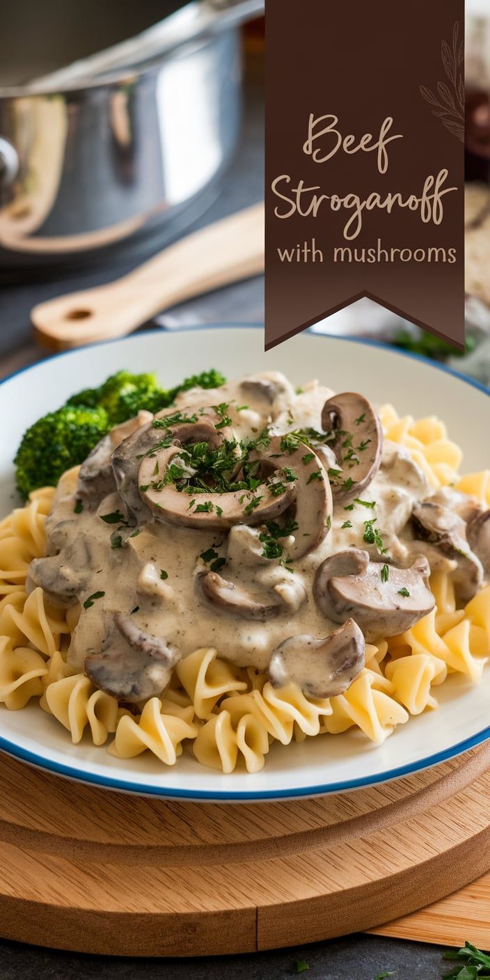 Beef Stroganoff with Mushrooms Recipe
