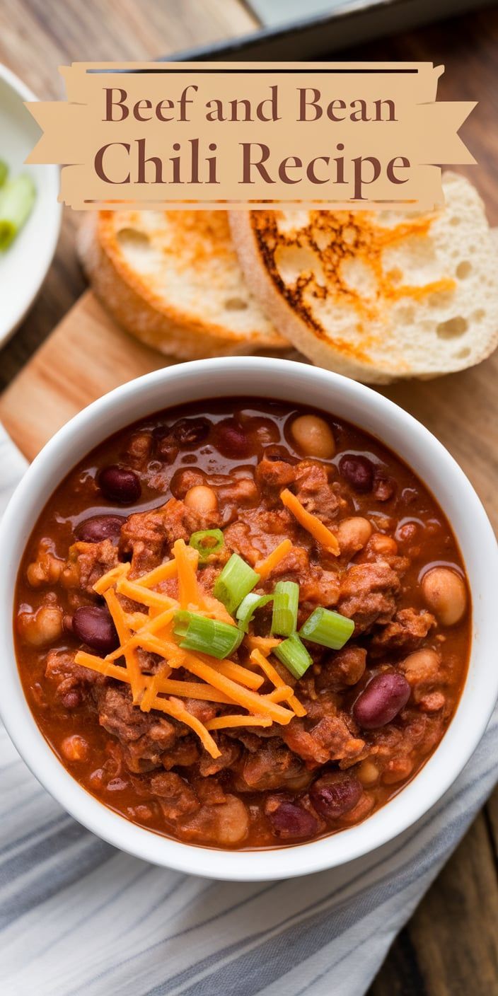 Beef and Bean Chili Recipe