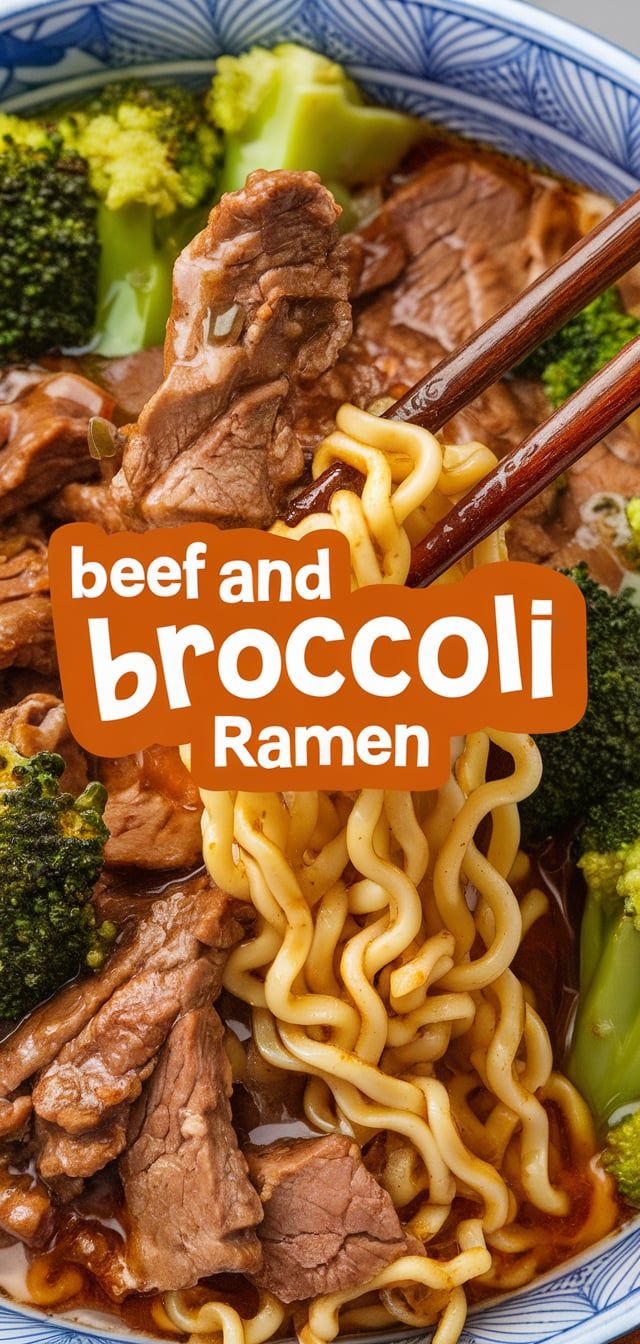 Beef and Broccoli Ramen