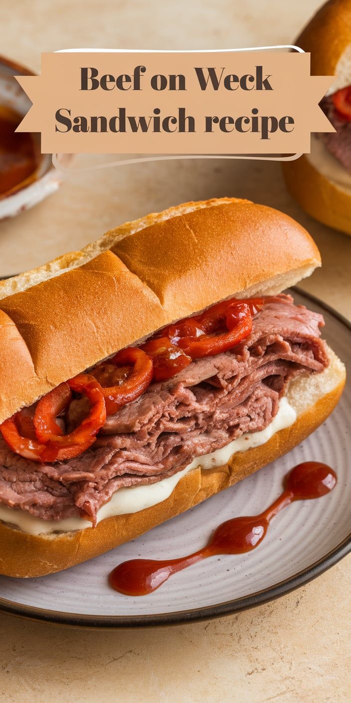 Beef on Weck Sandwich Recipe