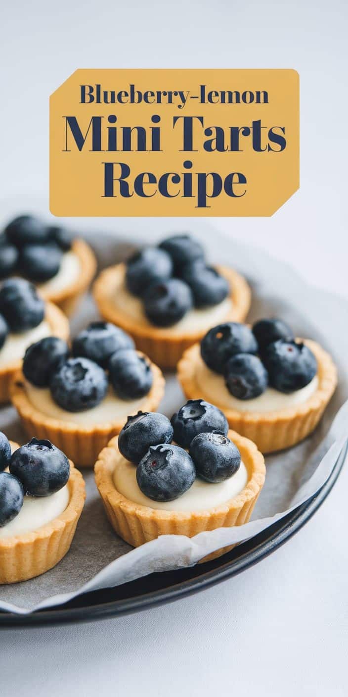 Blueberry-Lemon Mini Tarts Recipe