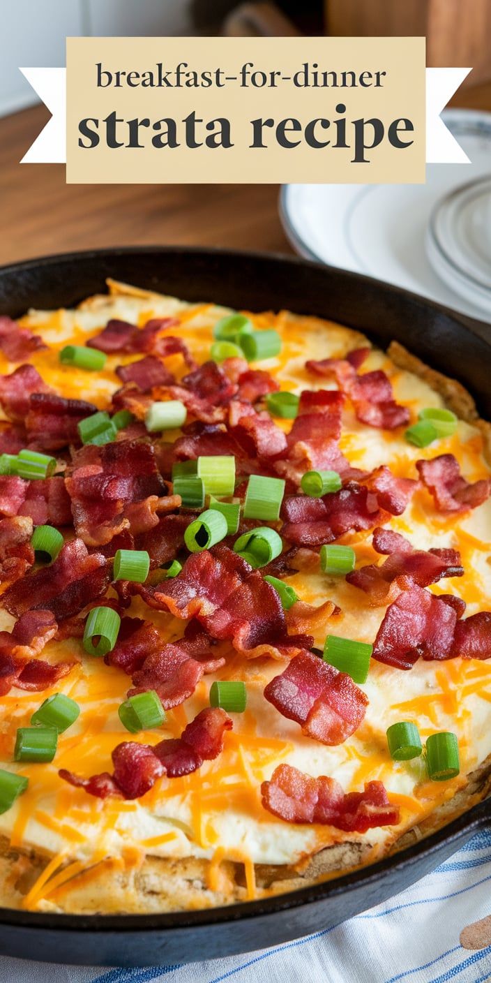 Breakfast-for-Dinner Strata Recipe