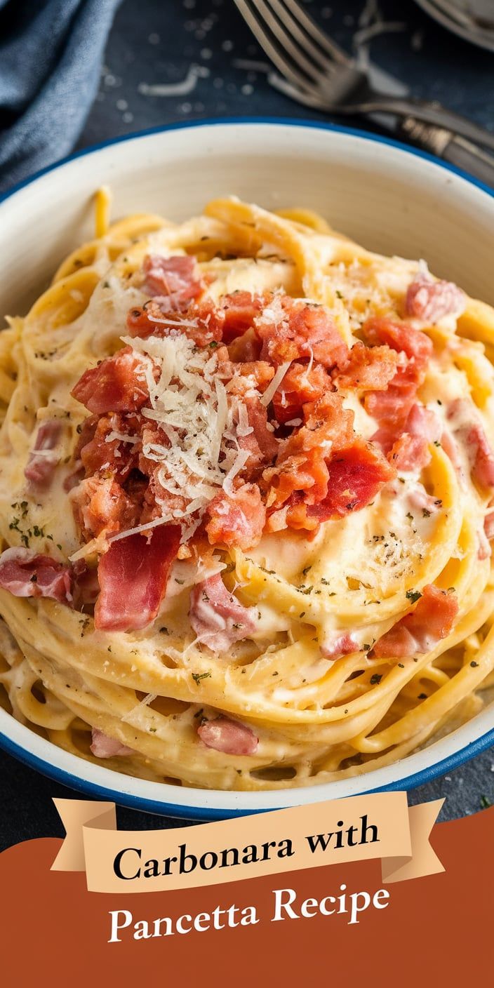 Carbonara with Pancetta Recipe