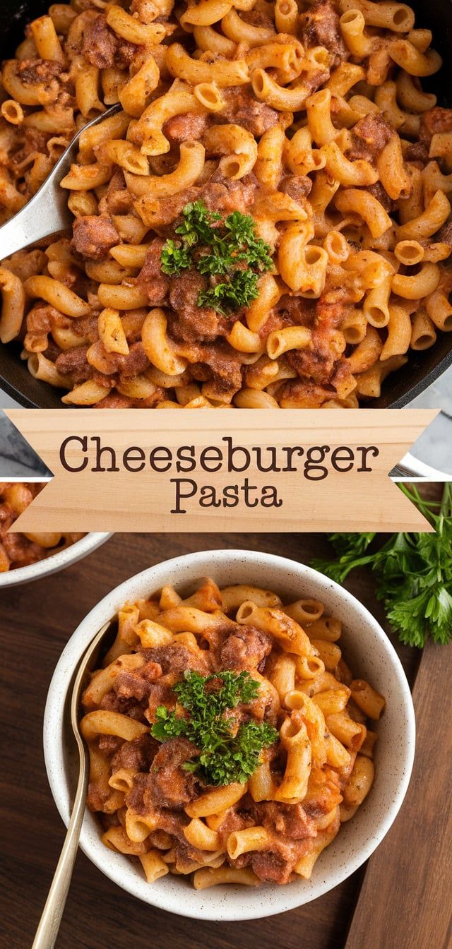 Cheeseburger Pasta