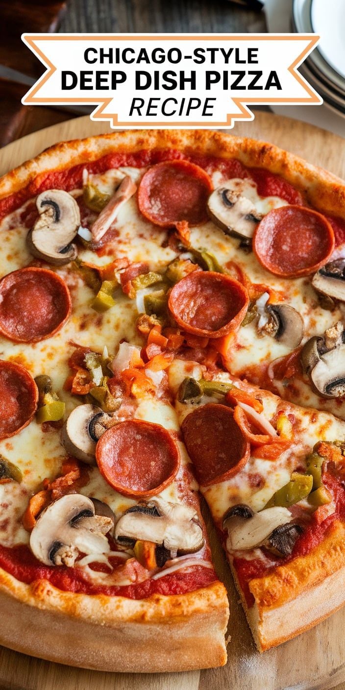 Chicago-style Deep Dish Pizza Recipe