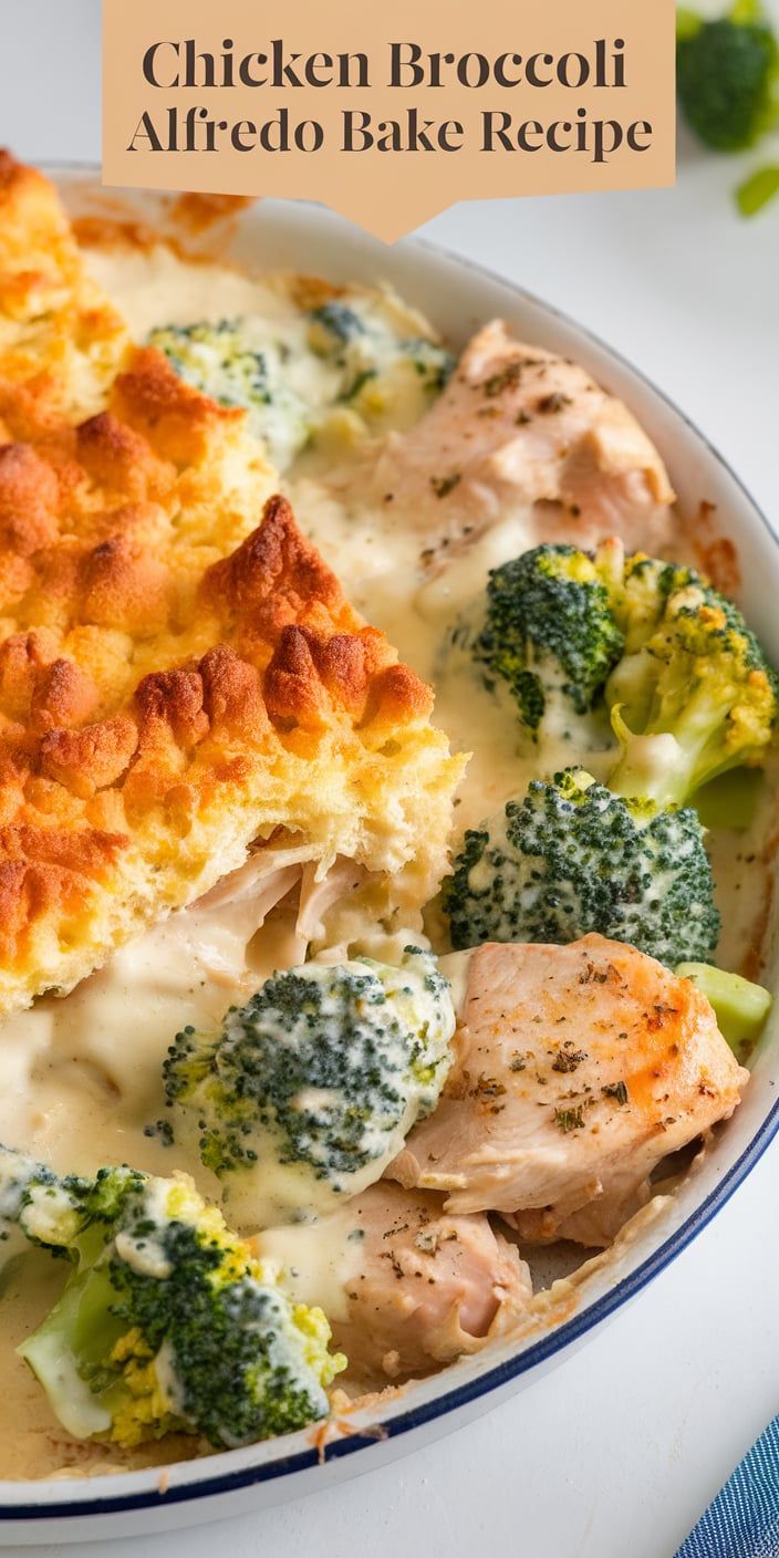 Chicken Broccoli Alfredo Bake Recipe
