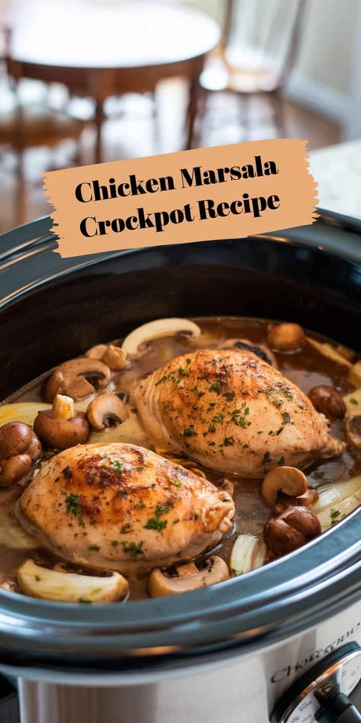Chicken Marsala Crockpot Recipe