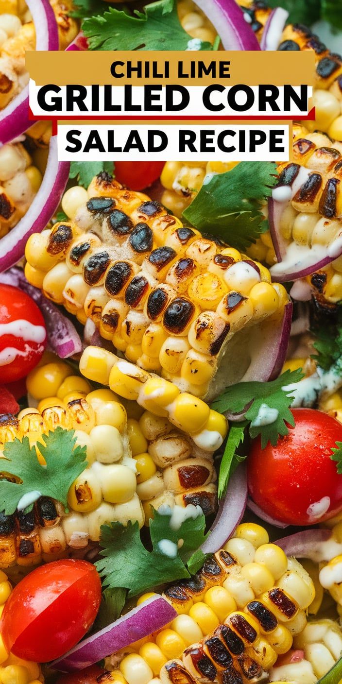 Chili Lime Grilled Corn Salad Recipe