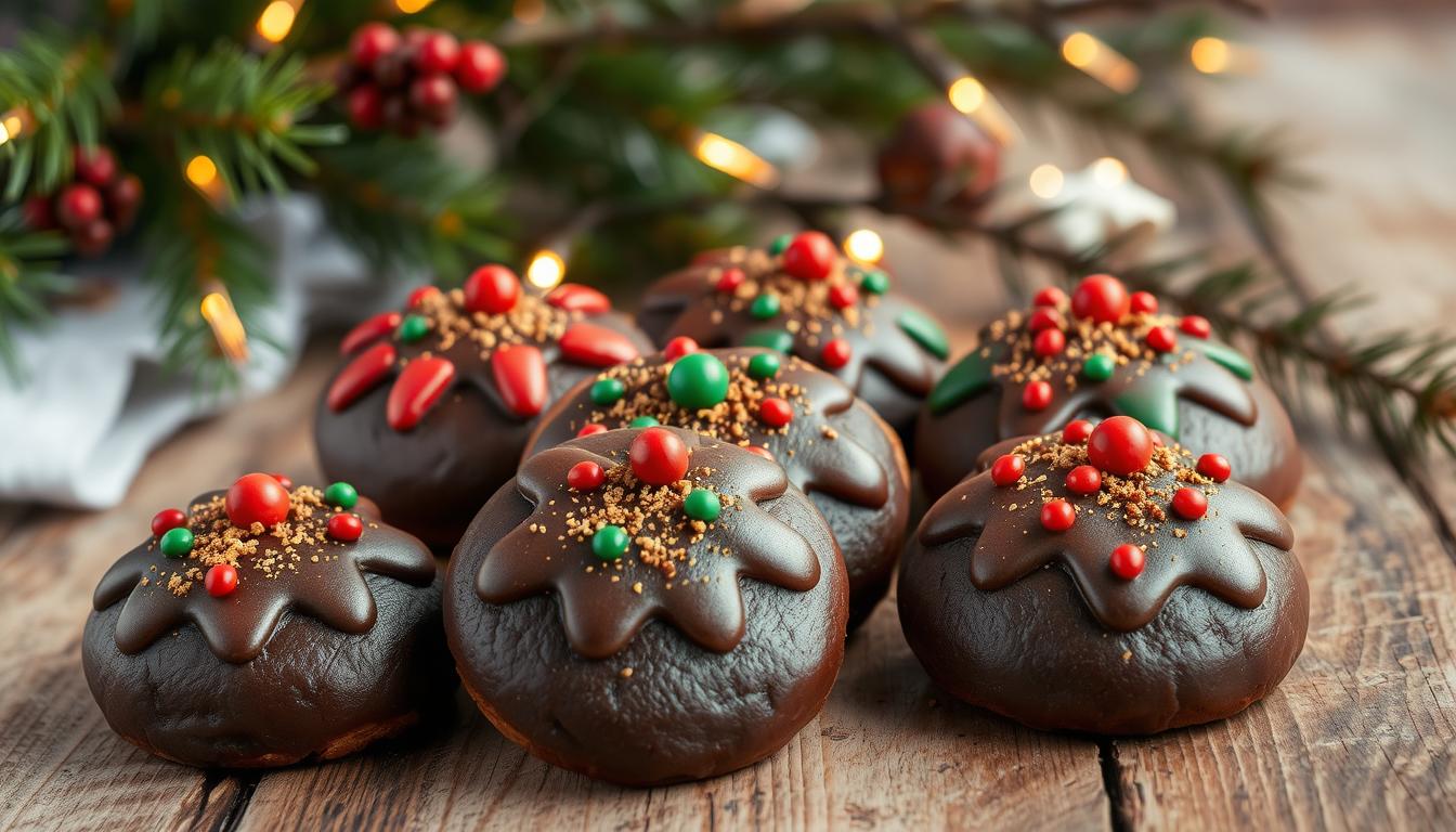 Christmas Pudding Cookies