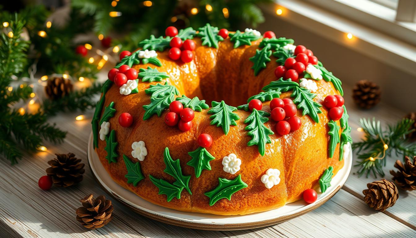Christmas Wreath Bundt Cake