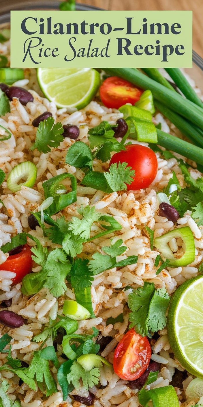 Cilantro-Lime Rice Salad Recipe