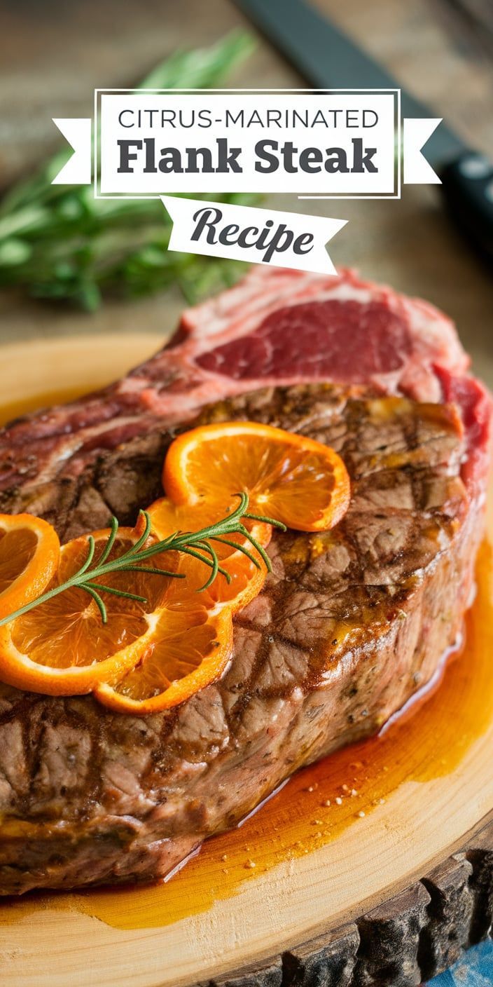 Citrus-Marinated Flank Steak Recipe