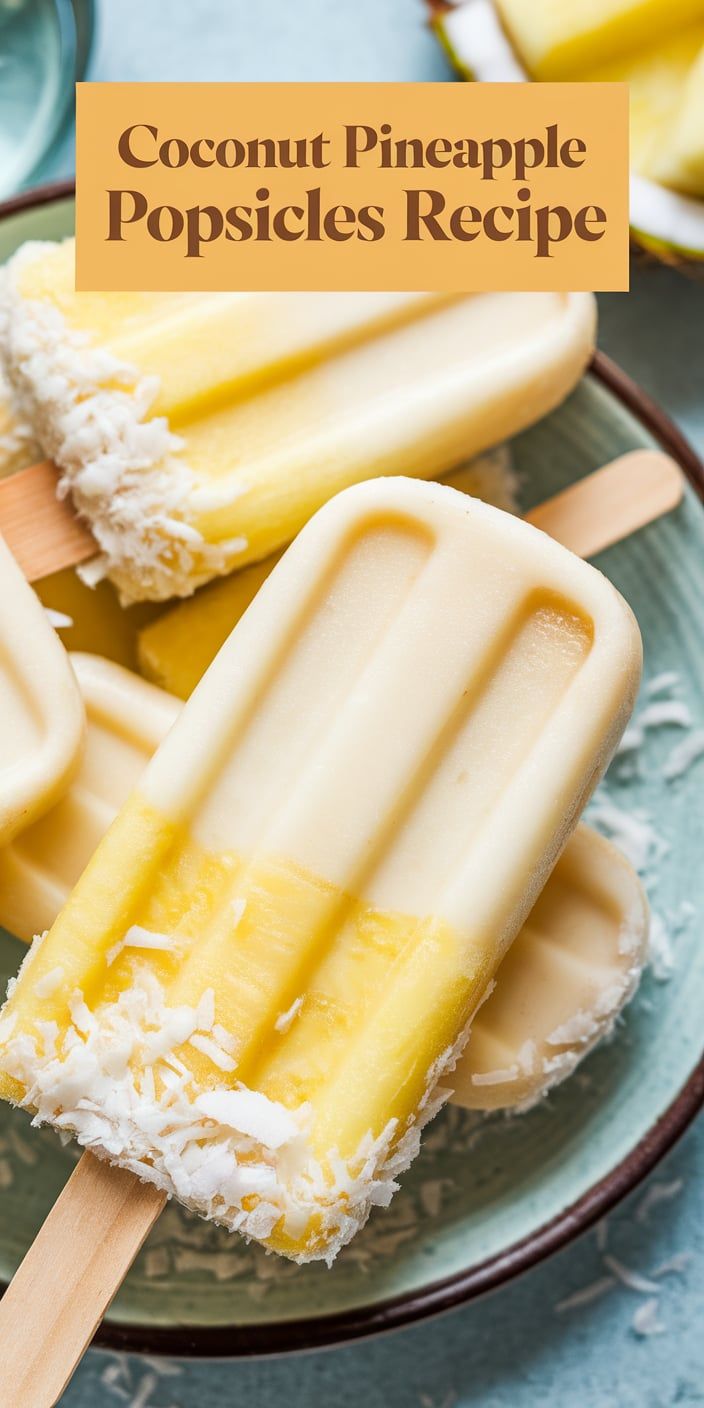 Coconut Pineapple Popsicles Recipe