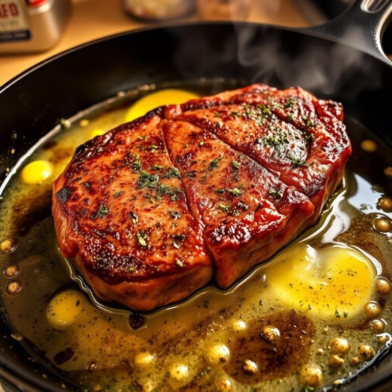 Garlic Butter Ribeye Steak Recipe