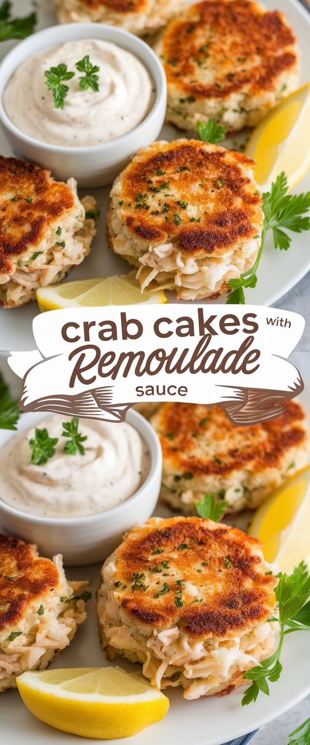 Crab Cakes with Remoulade Sauce Recipe
