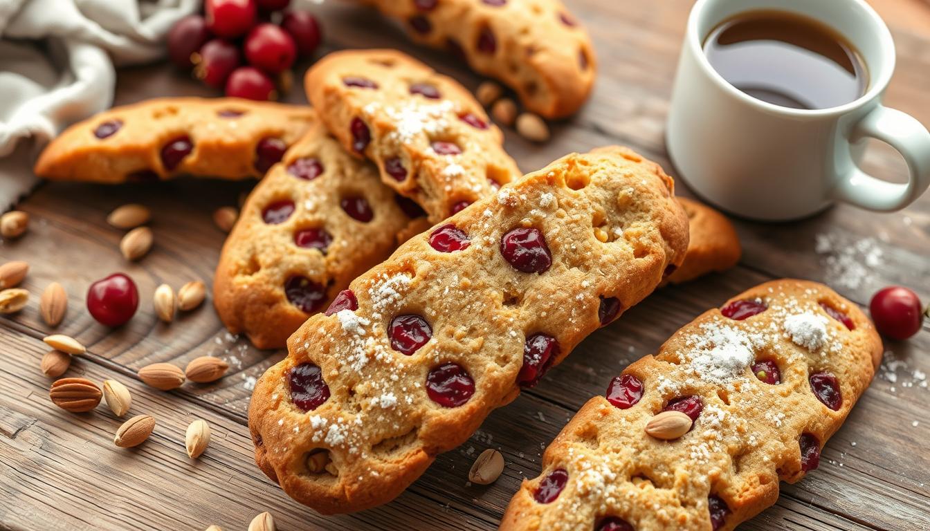 Cranberry Pistachio Biscotti