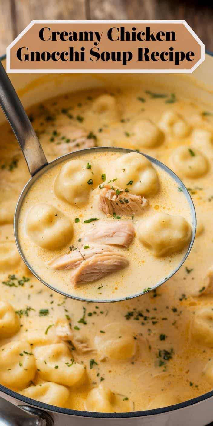 Creamy Chicken Gnocchi Soup Recipe