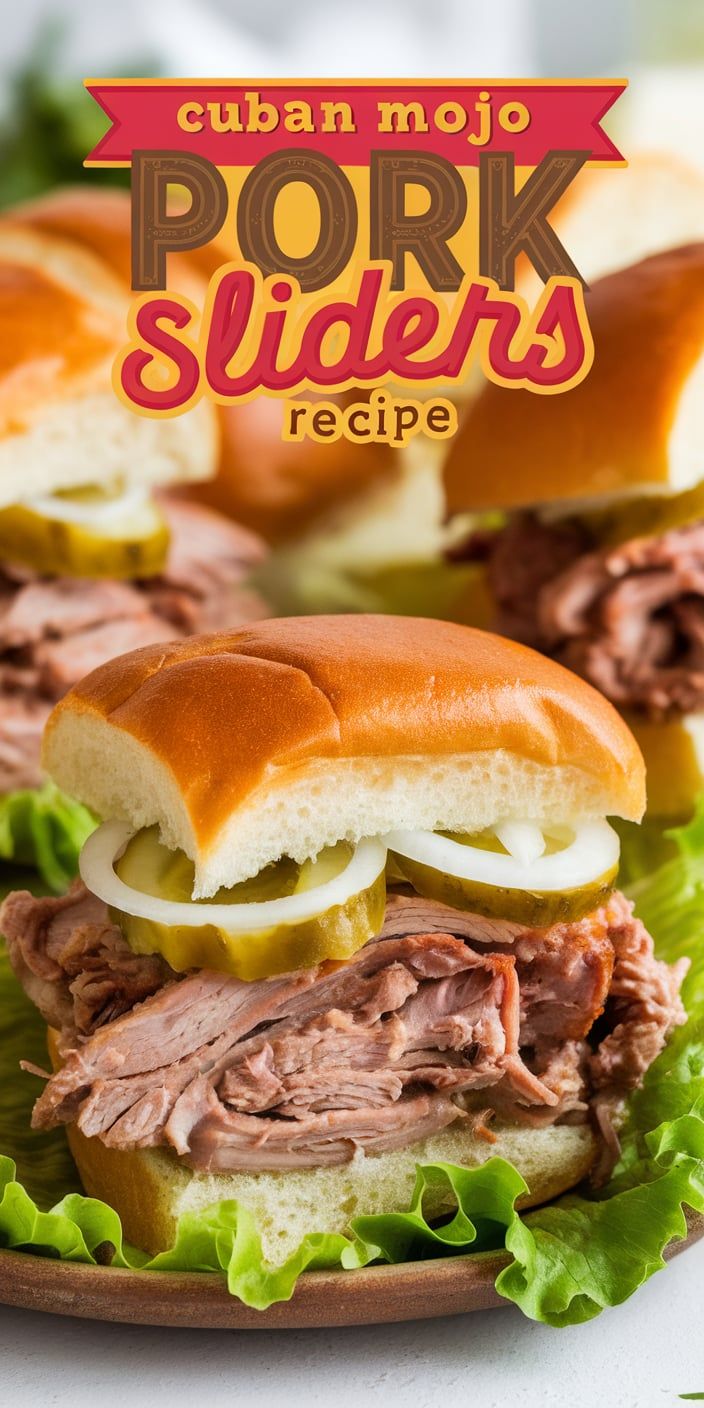 Cuban Mojo Pork Sliders Recipe