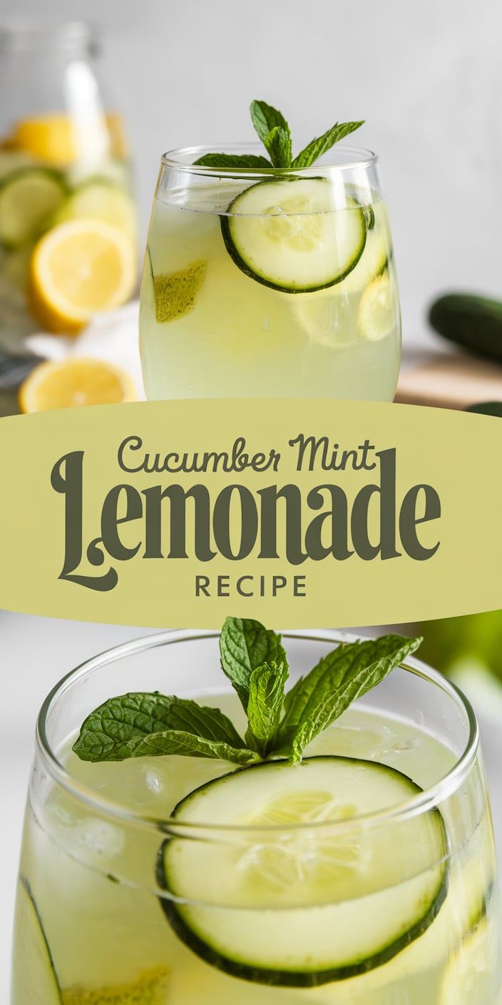 Cucumber Mint Lemonade Recipe