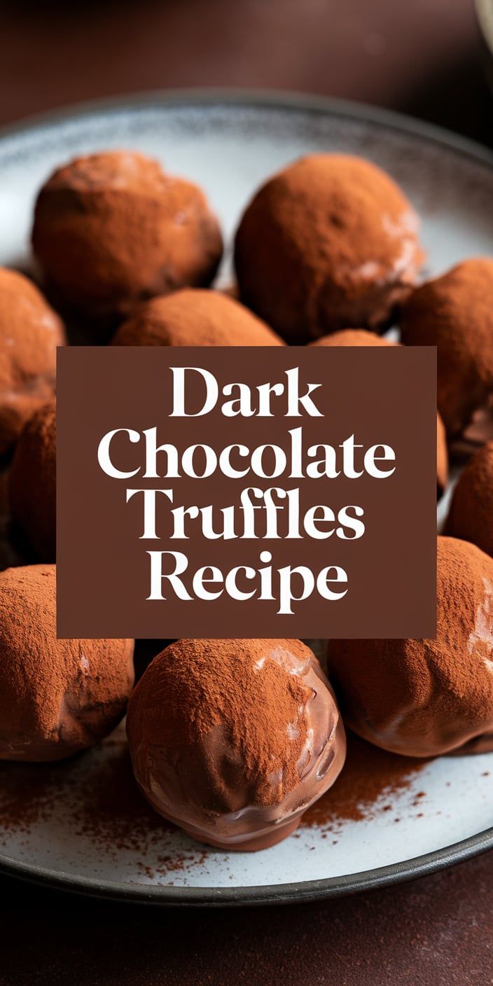 Dark Chocolate Truffles Recipe