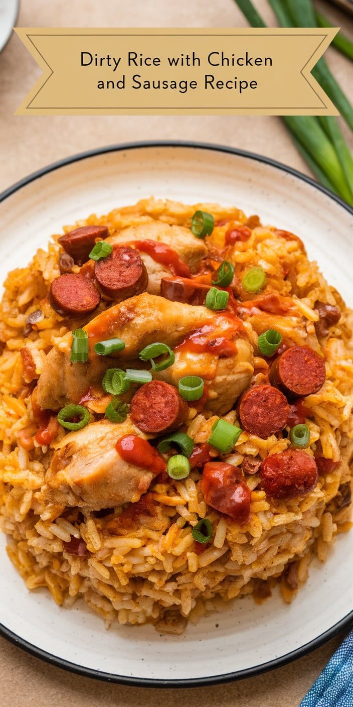 Dirty Rice with Chicken and Sausage Recipe