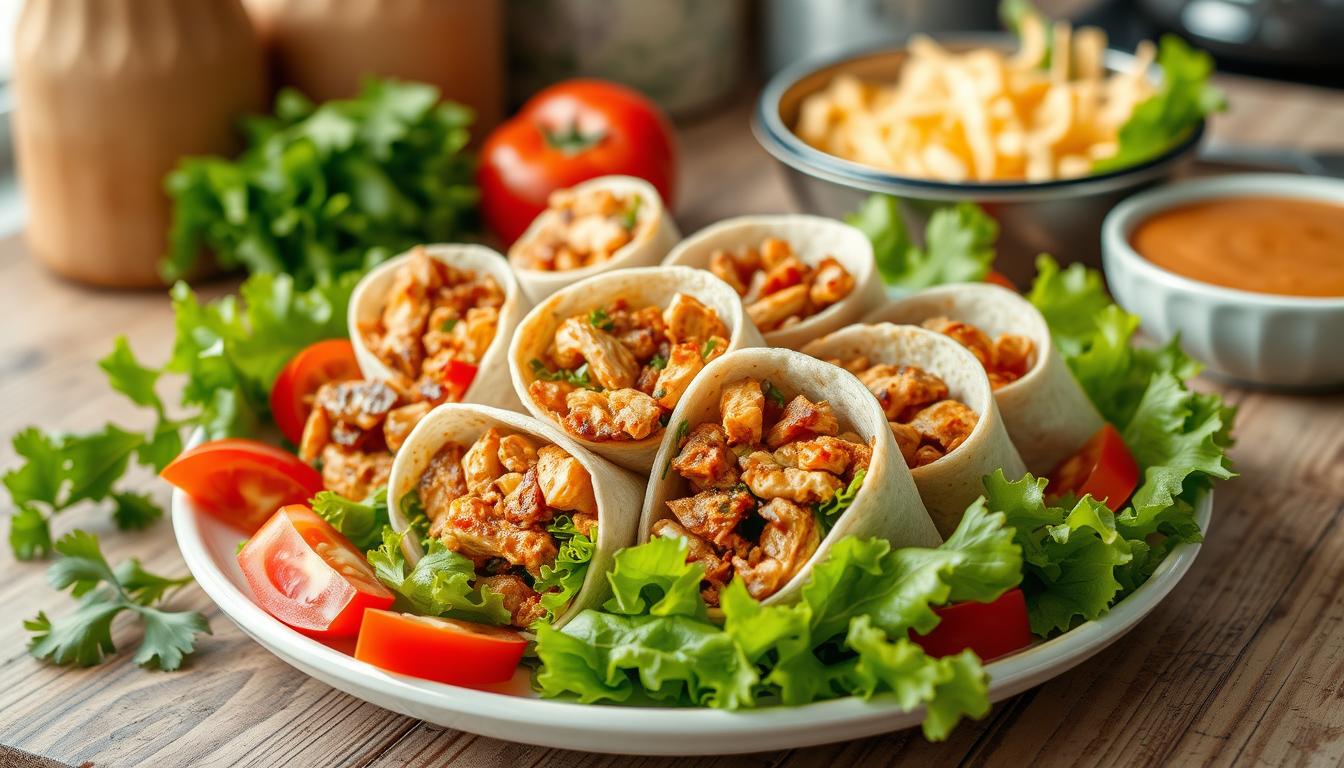 Easy BBQ Chicken Wraps Recipe