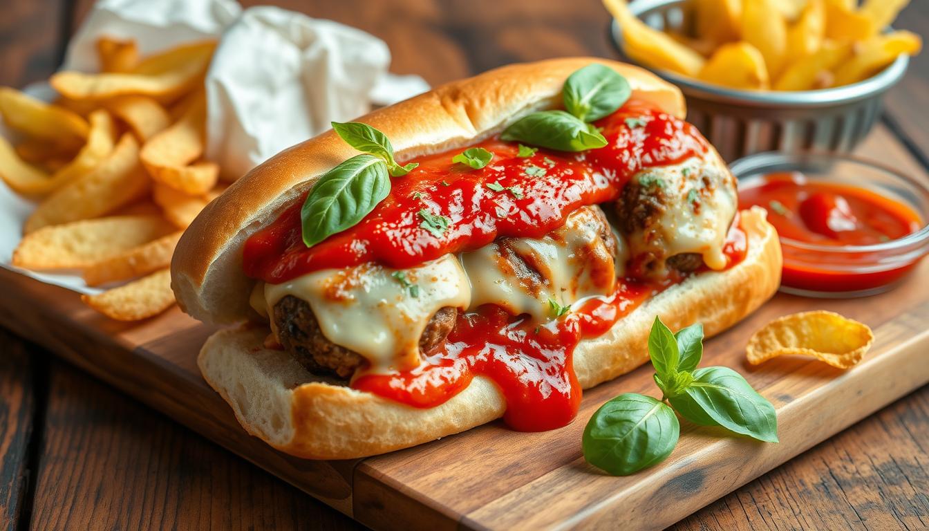 Easy Beef Meatball Subs Recipe