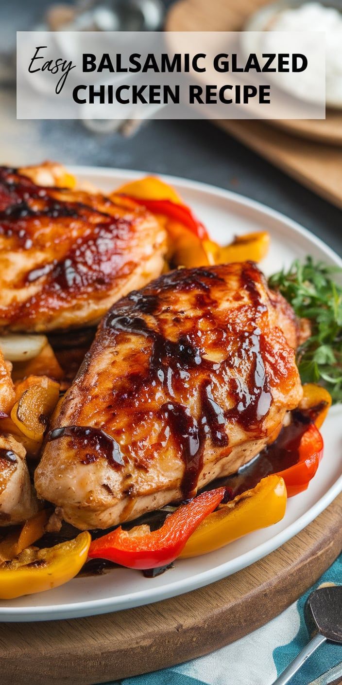 Easy Balsamic Glazed Chicken Recipe