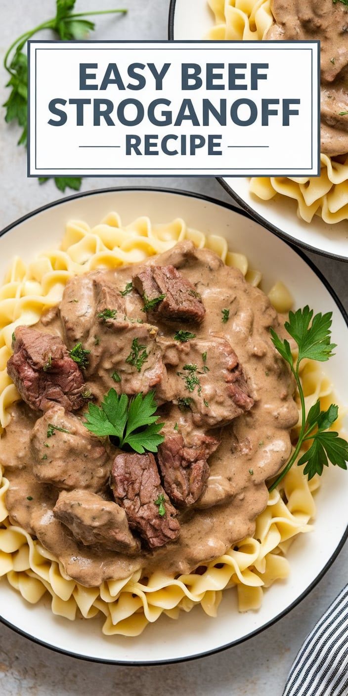 Easy Beef Stroganoff Recipe