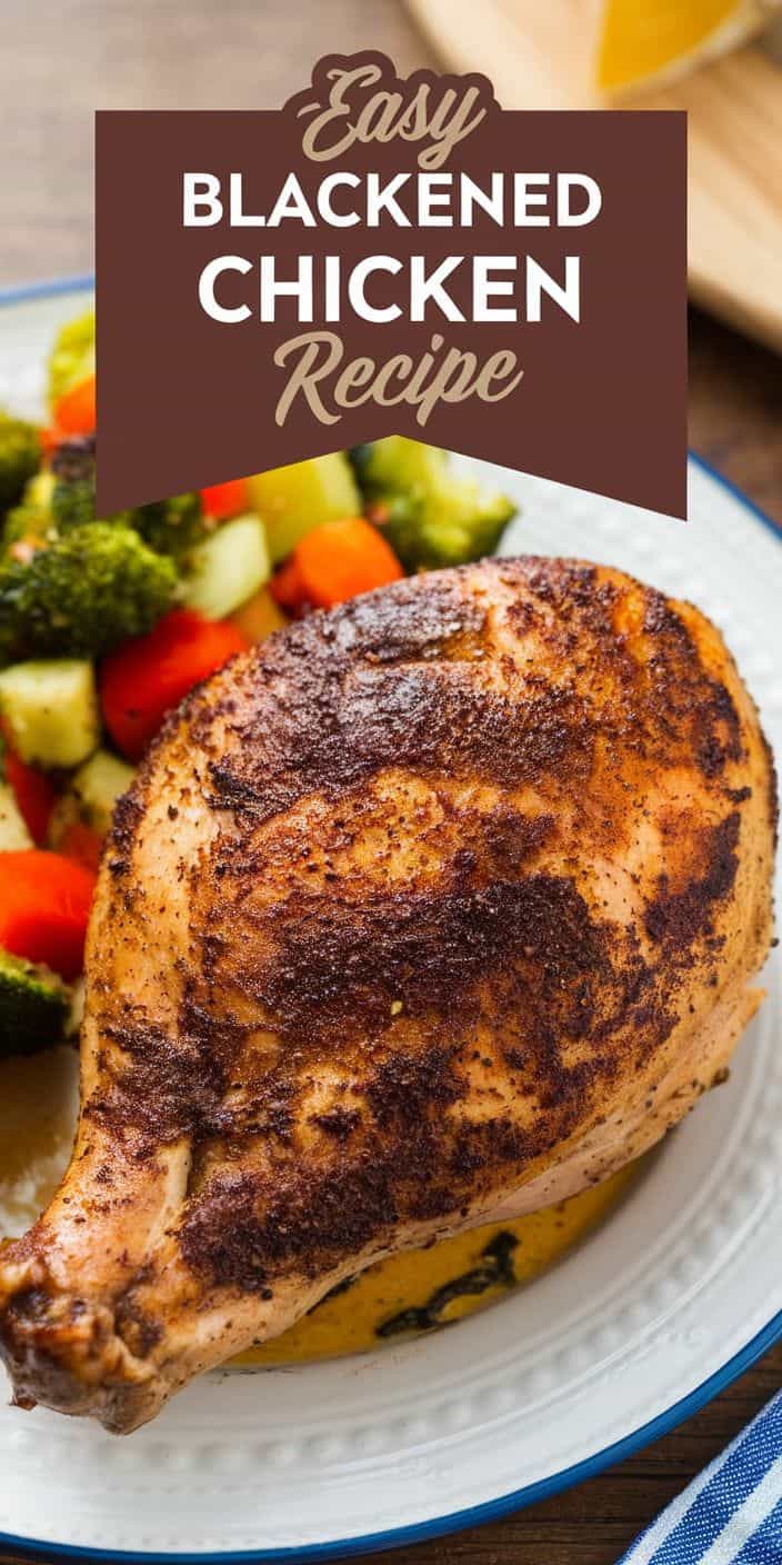 Easy Blackened Chicken Recipe