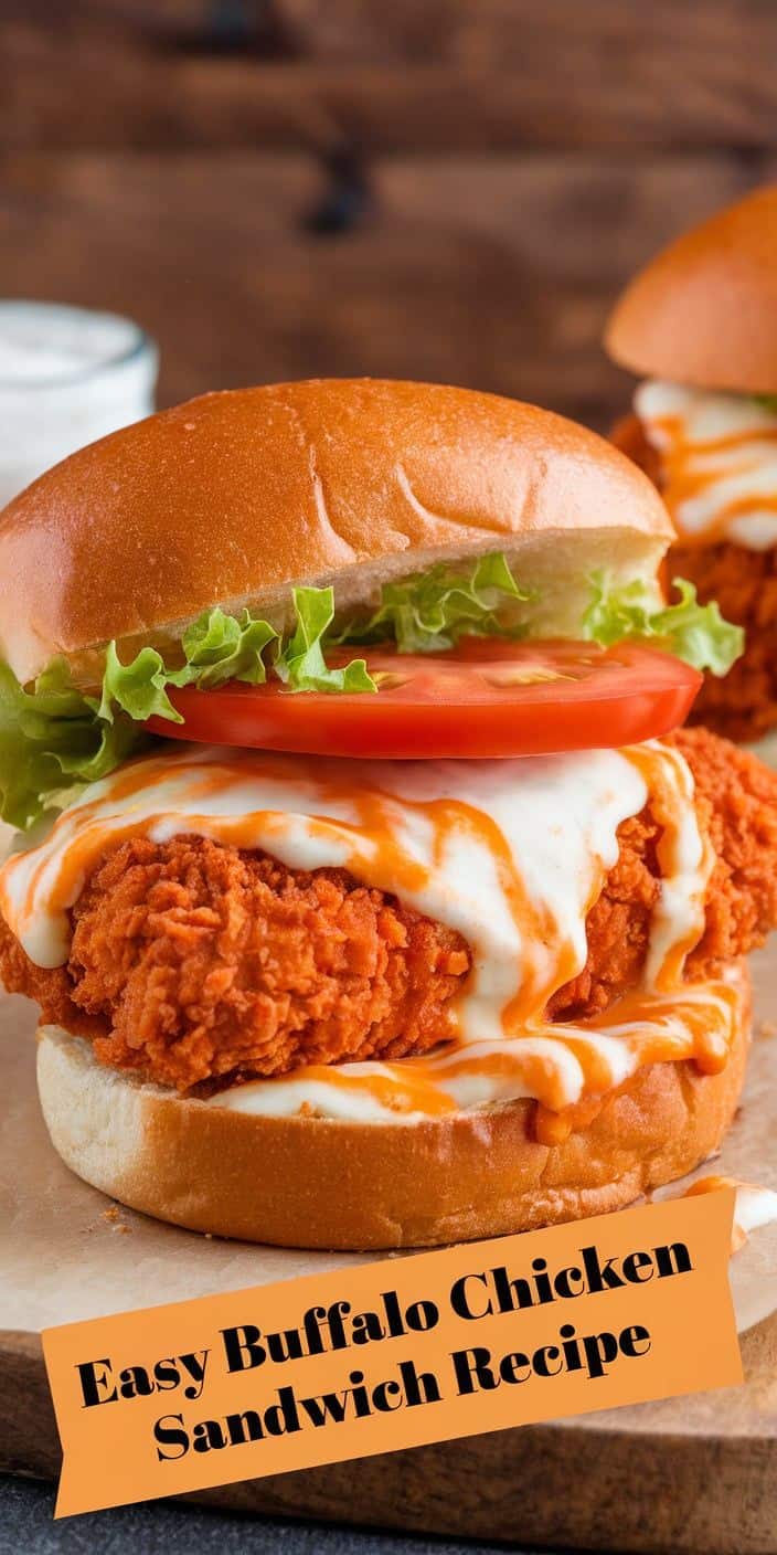 Easy Buffalo Chicken Sandwich Recipe