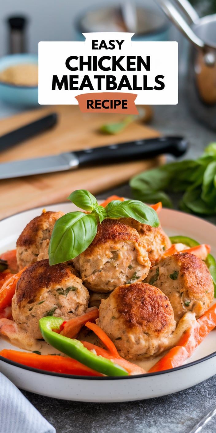 Easy Chicken Meatballs Recipe
