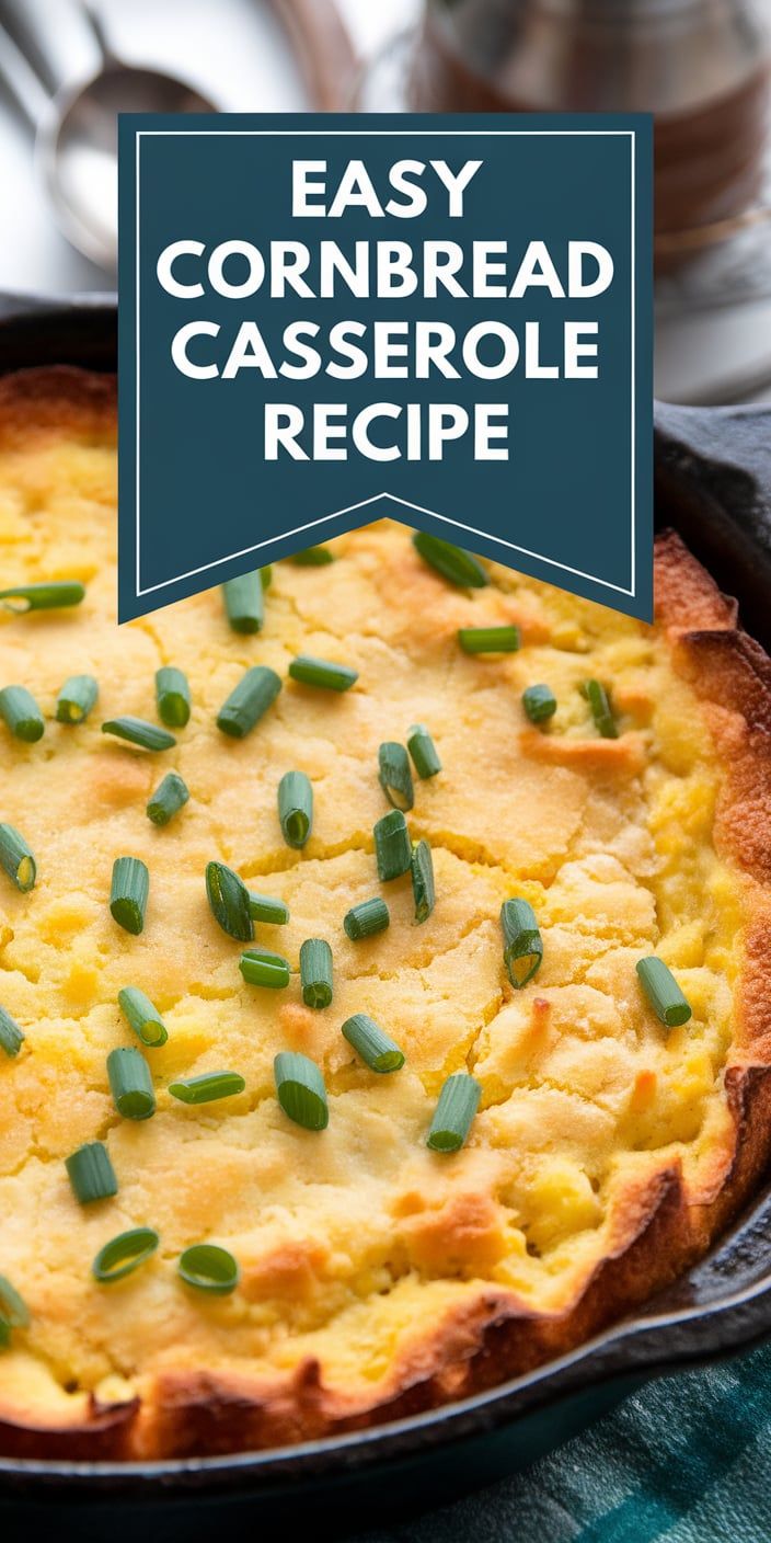 Easy Cornbread Casserole Recipe
