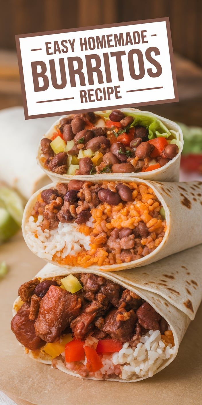 Easy Homemade Burritos Recipe