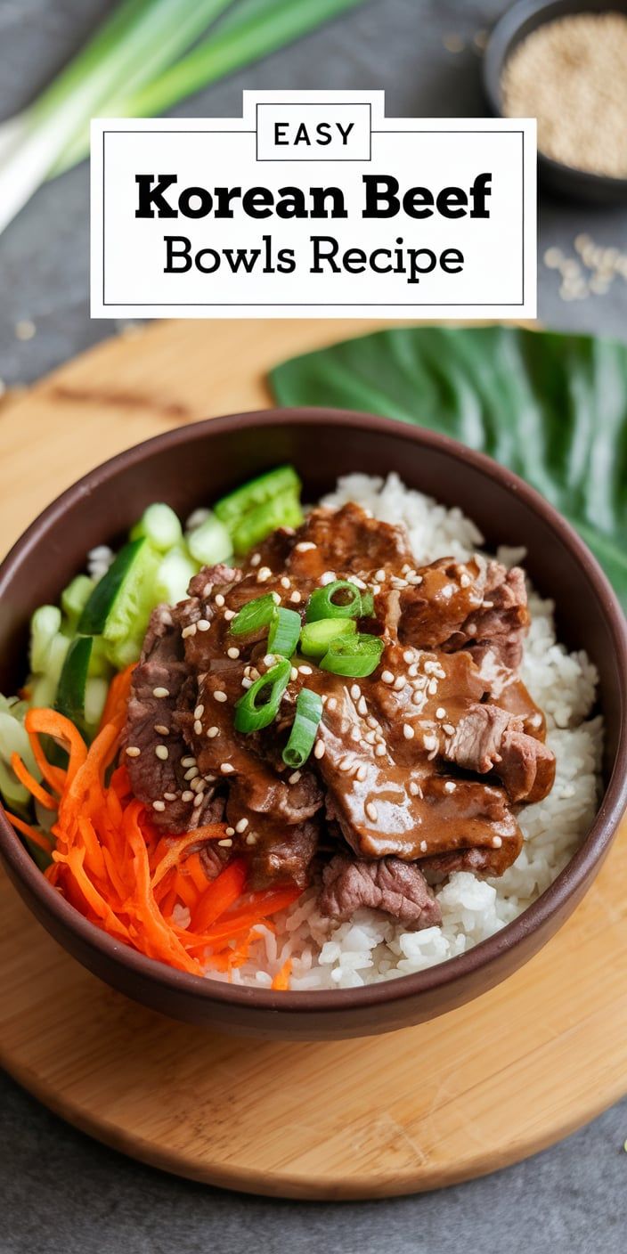 Easy Korean Beef Bowls Recipe