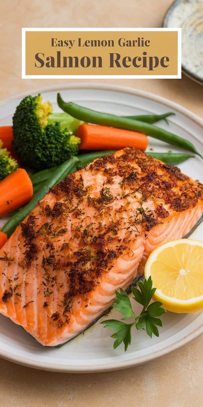 Easy Lemon Garlic Salmon Recipe
