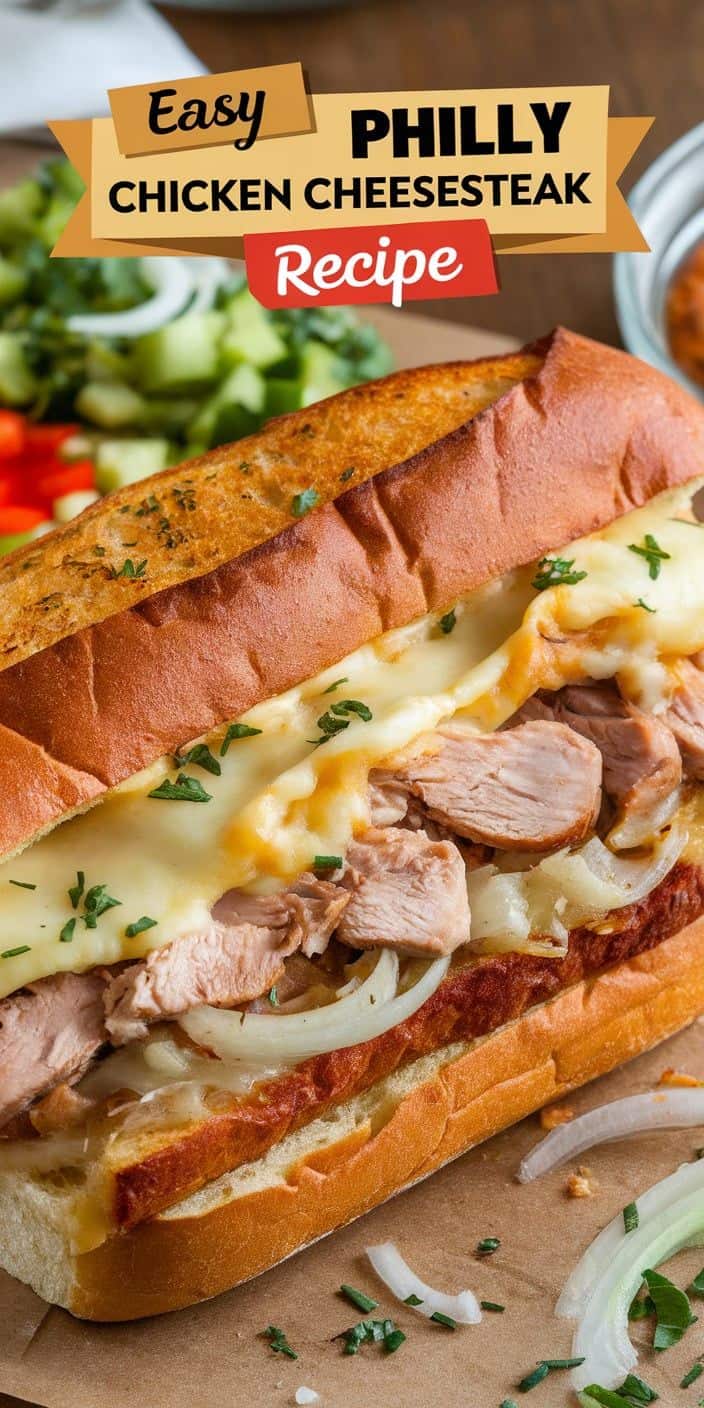 Easy Philly Chicken Cheesesteak Recipe