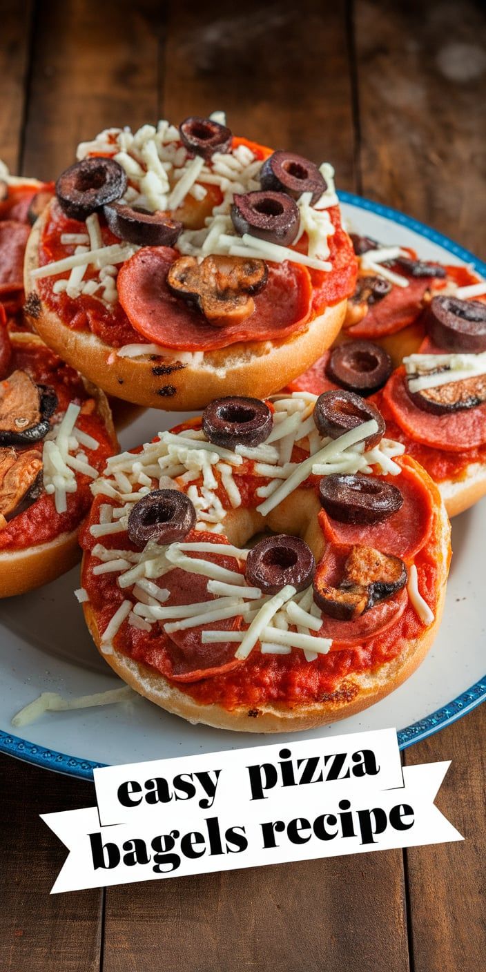 Easy Pizza Bagels Recipe