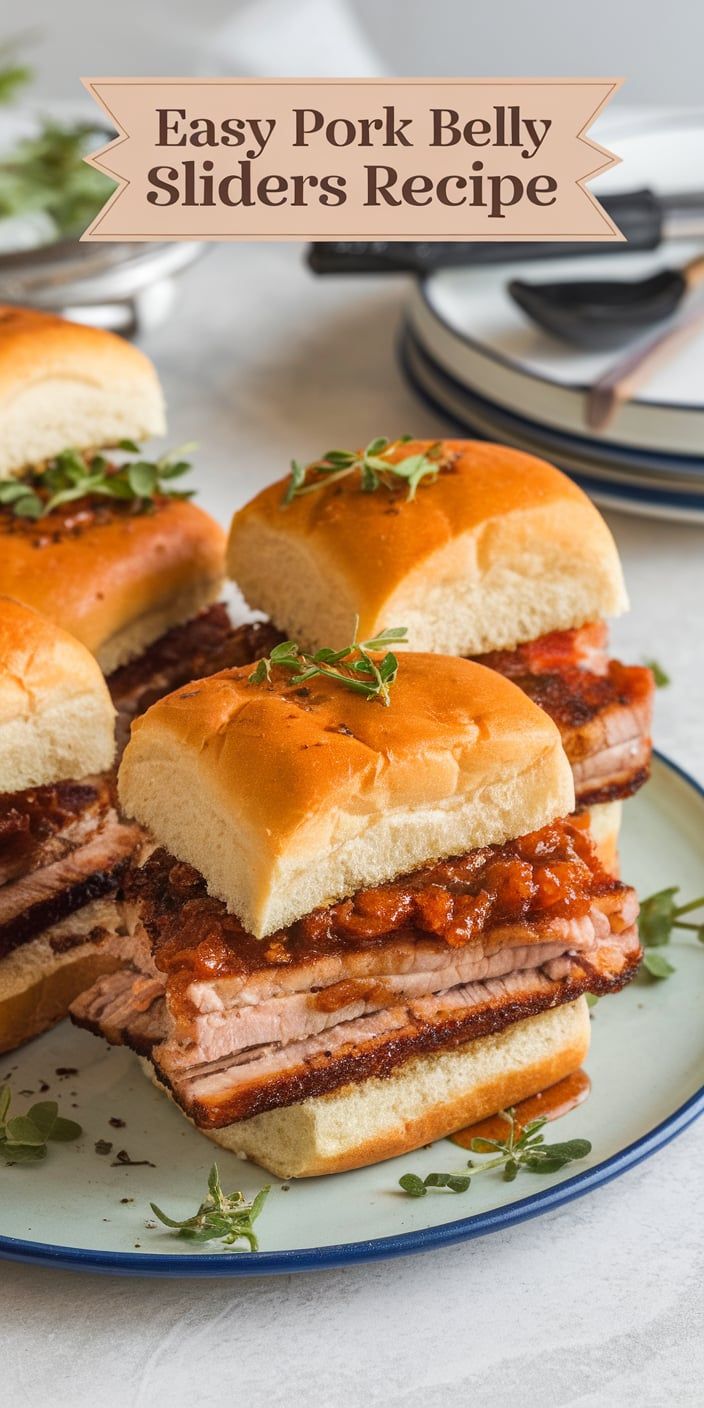 Easy Pork Belly Sliders Recipe