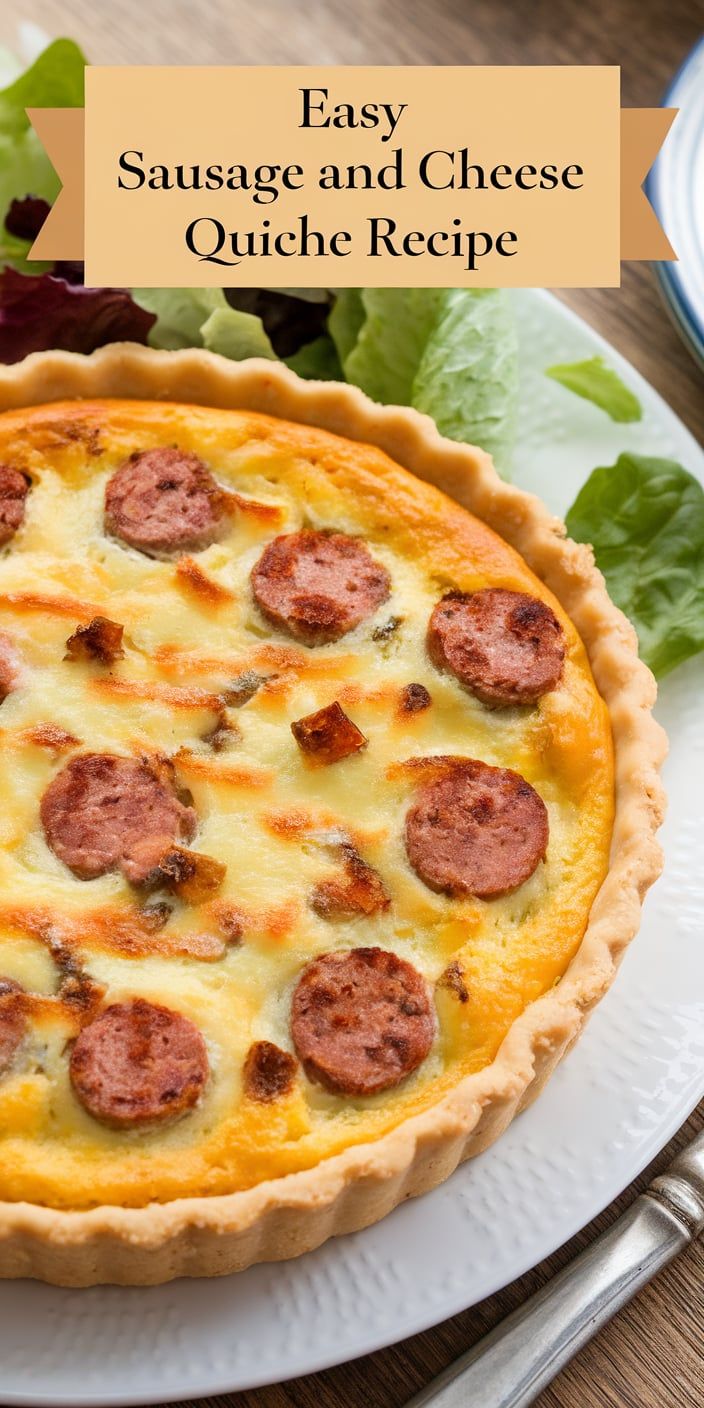 Easy Sausage and Cheese Quiche Recipe