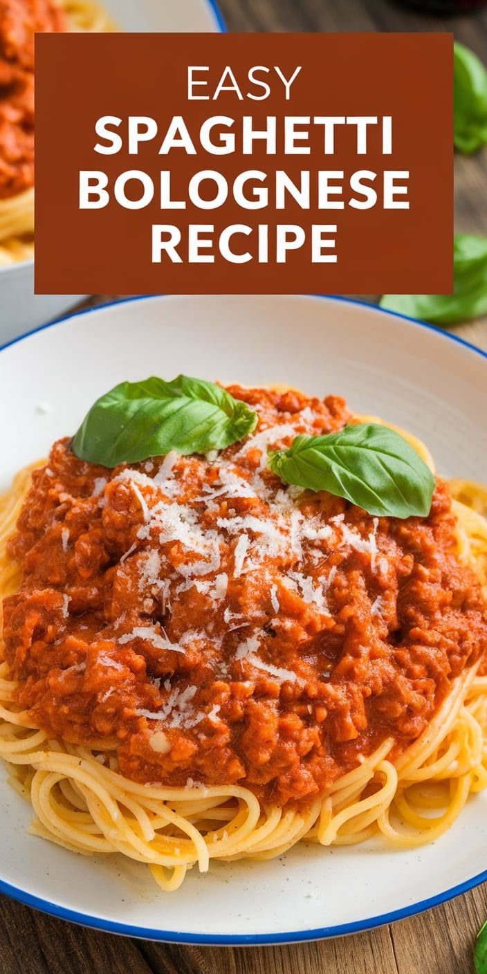 Easy Spaghetti Bolognese Recipe