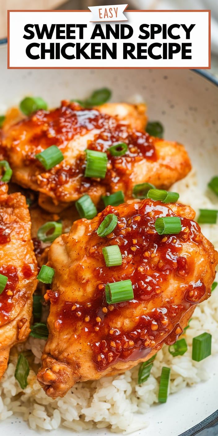 Easy Sweet and Spicy Chicken Recipe